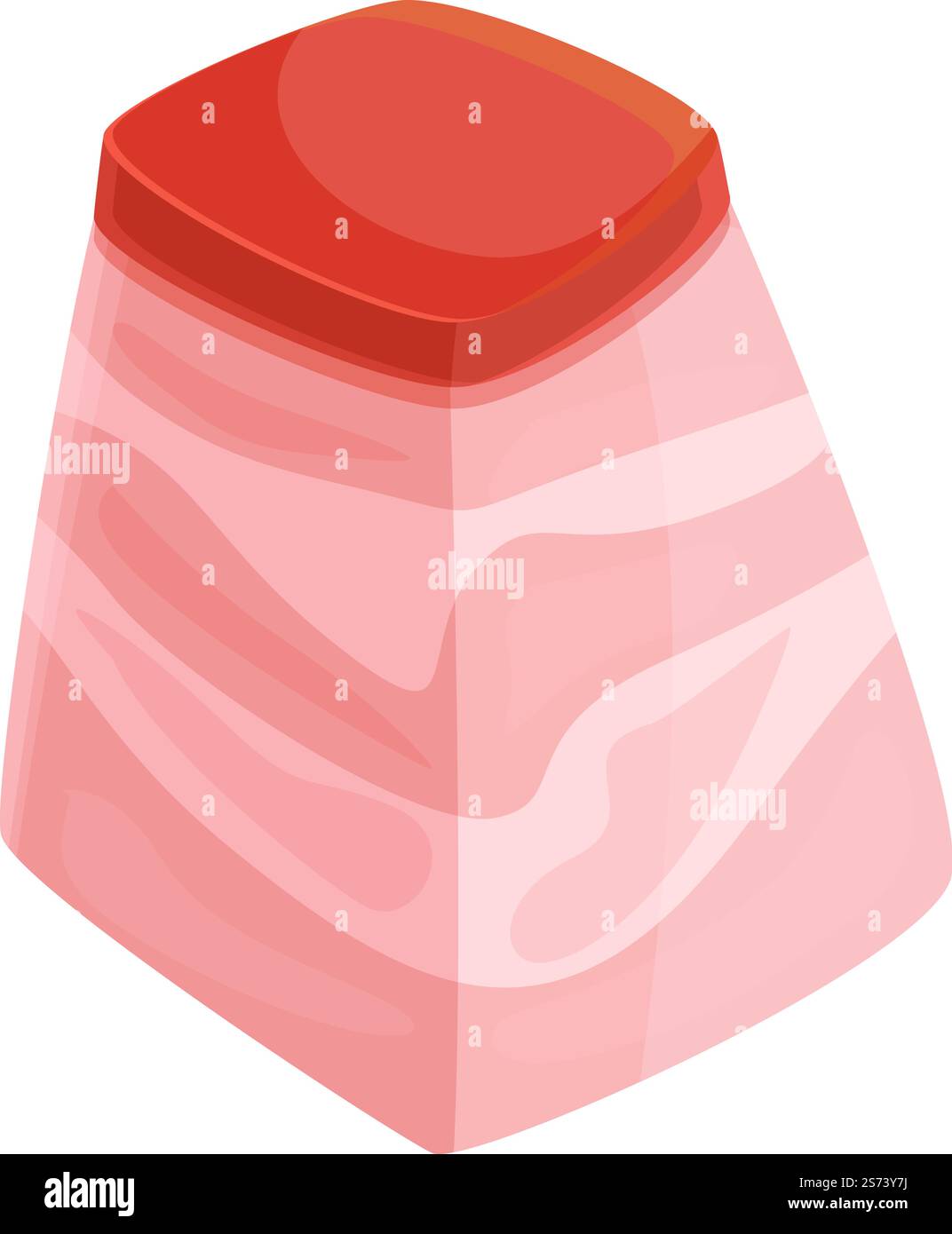 Chop meat icon cartoon vector. Lard steak. Salami roast. Chop meat icon ...