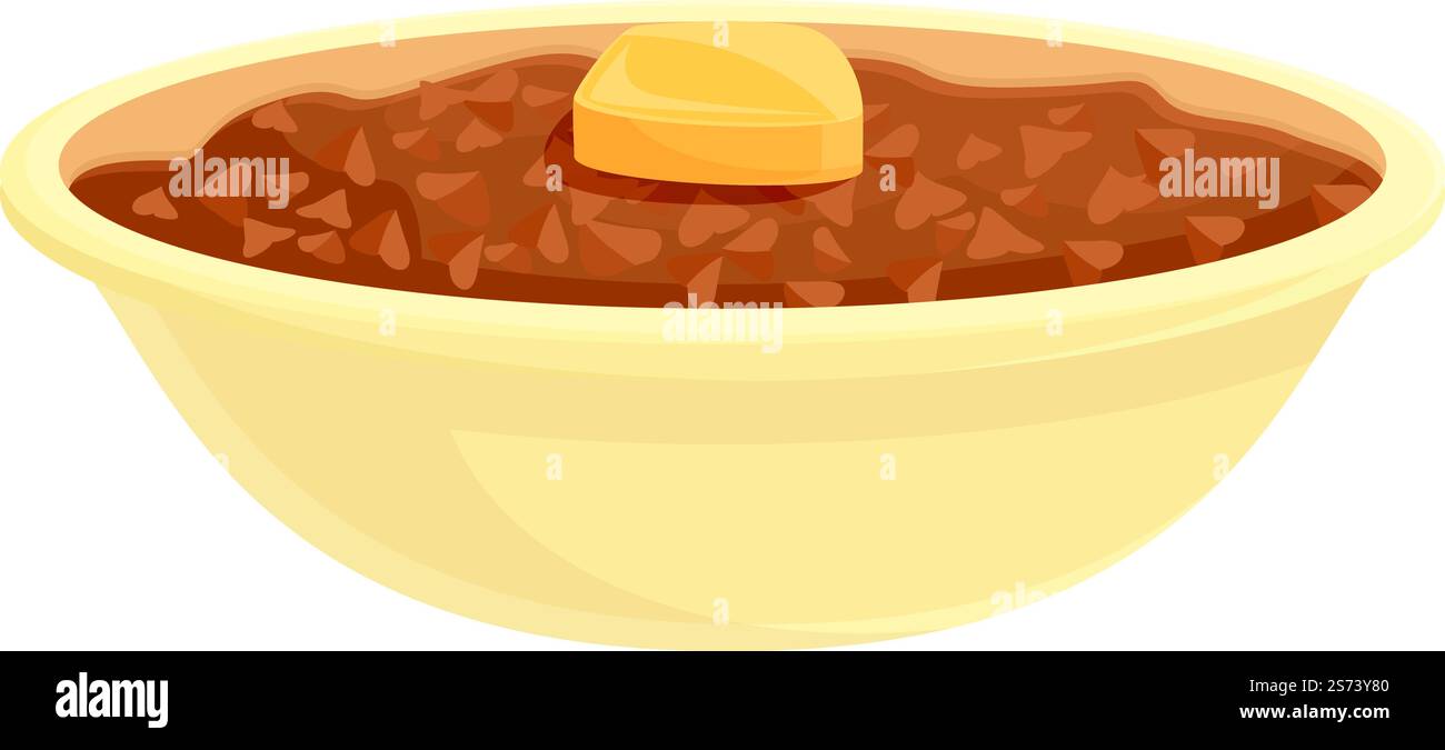 Herb buckwheat icon cartoon vector. Cereal plant. Green pile. Herb ...