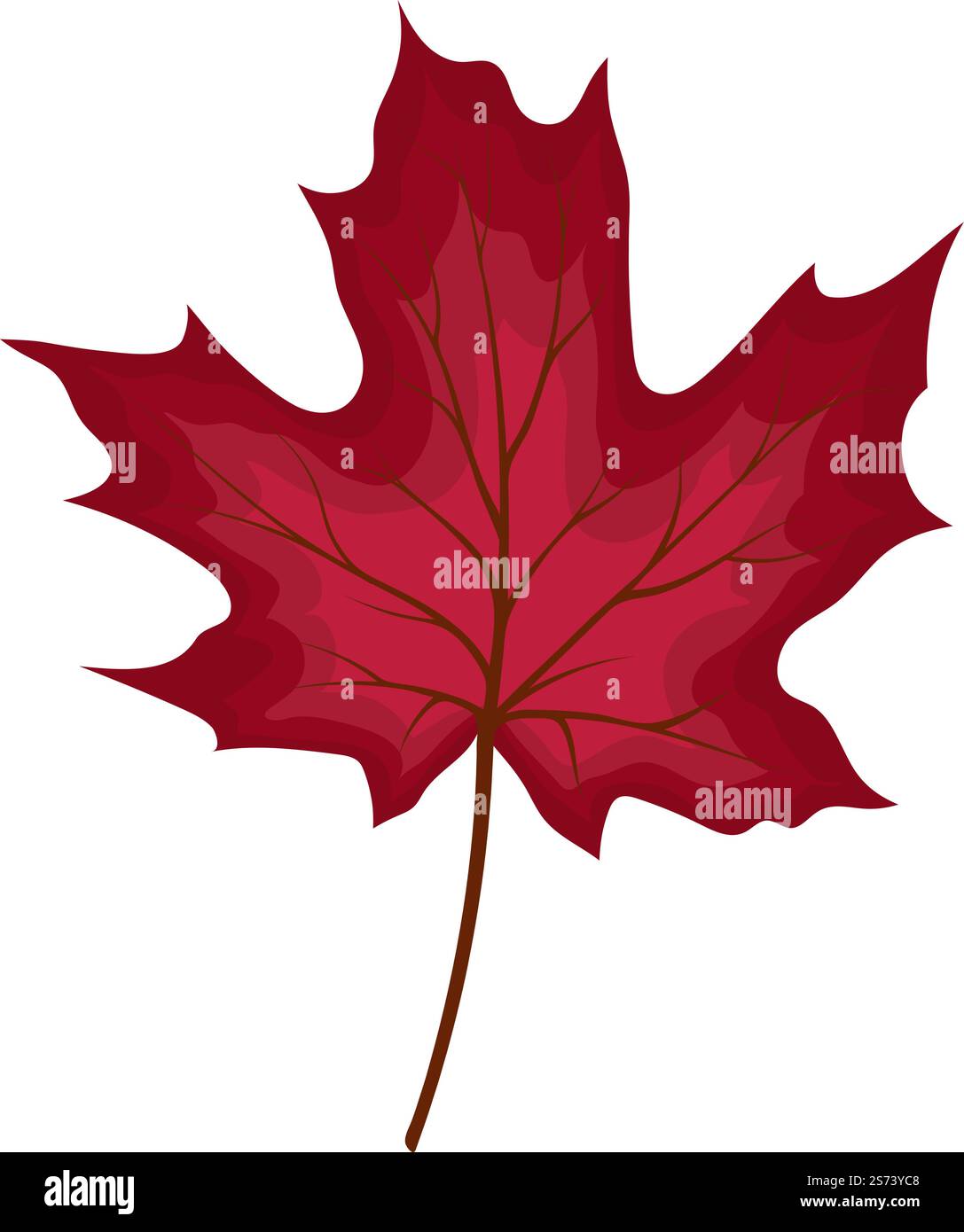 Autumn maple leaf. Fall leaf. Vector illustration Stock Vector Image ...