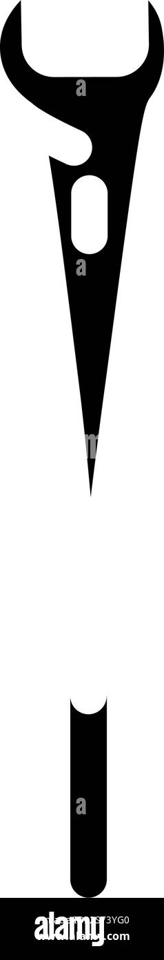 spud wrench glyph icon vector. spud wrench sign. isolated symbol ...