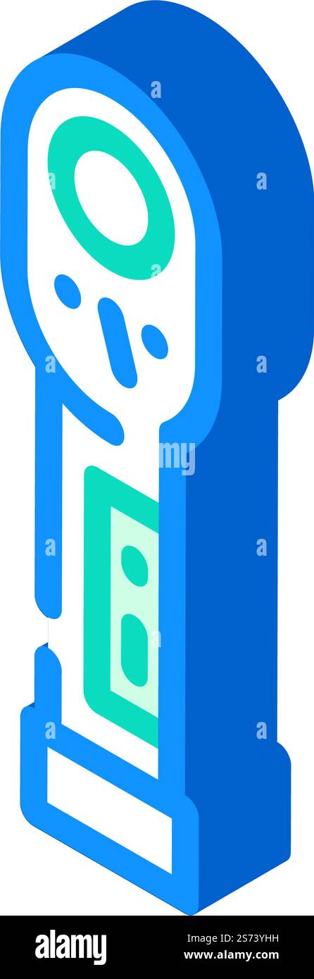 torque wrench isometric icon vector. torque wrench sign. isolated ...