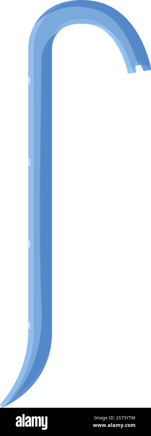 Claw crowbar icon cartoon vector. Crime tool. Metal work. Claw crowbar ...