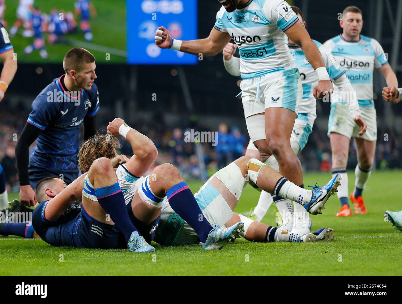 Aviva Stadium, Dublin, Ireland. 18th Jan, 2025. Investec Champions Cup ...