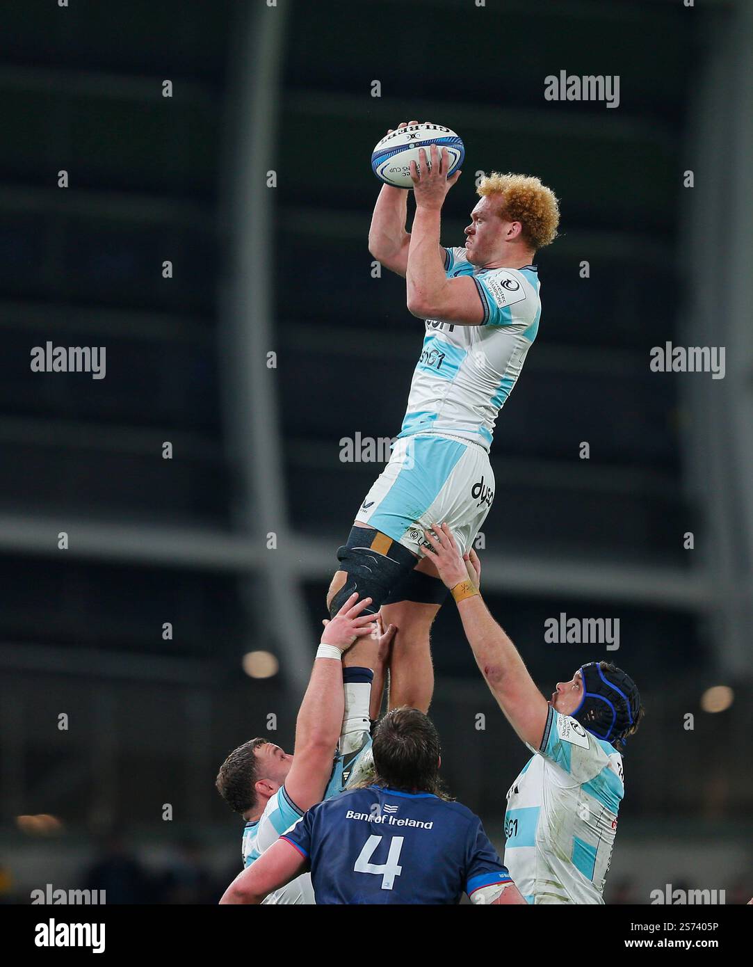 Aviva Stadium, Dublin, Ireland. 18th Jan, 2025. Investec Champions Cup ...