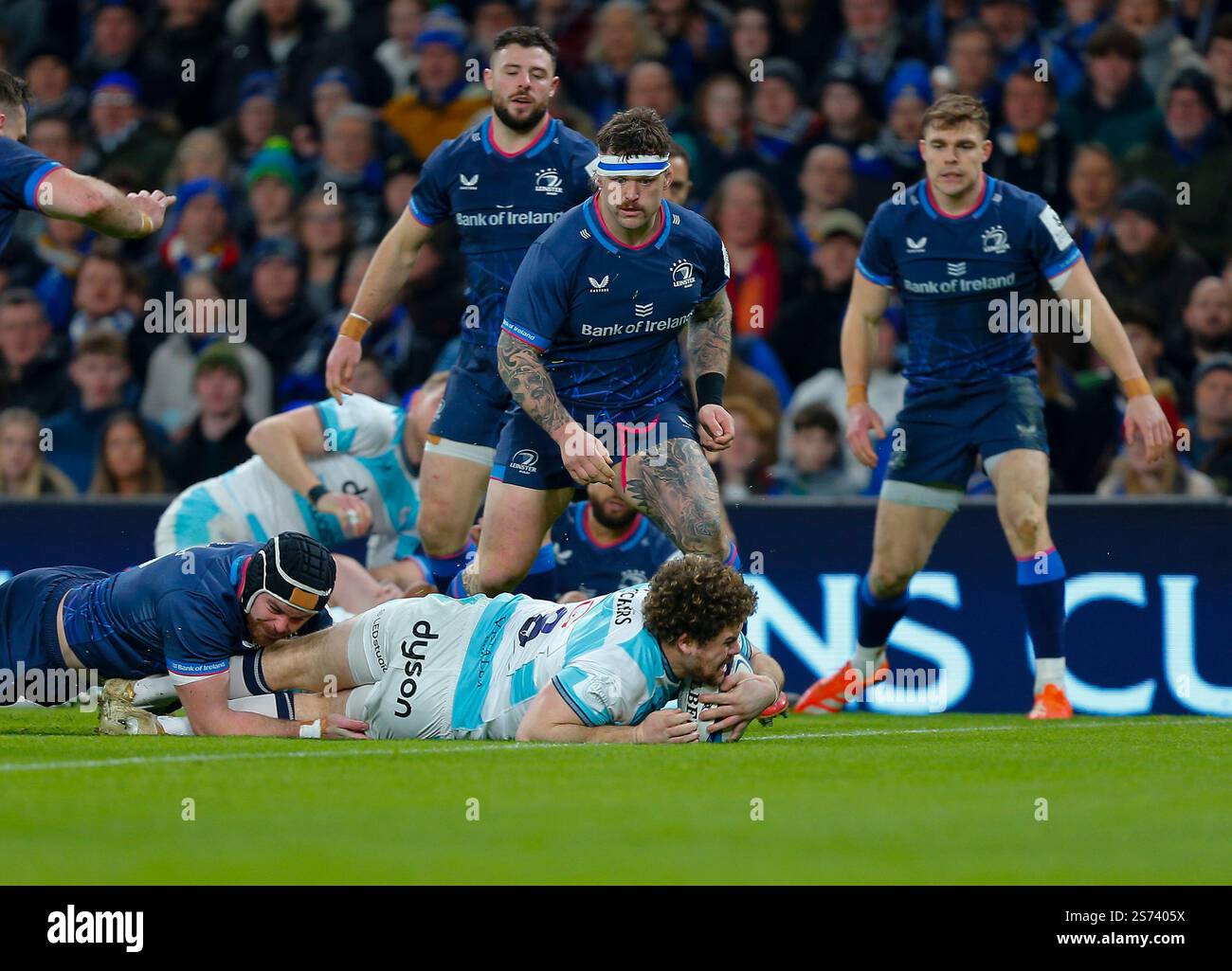 Aviva Stadium, Dublin, Ireland. 18th Jan, 2025. Investec Champions Cup ...