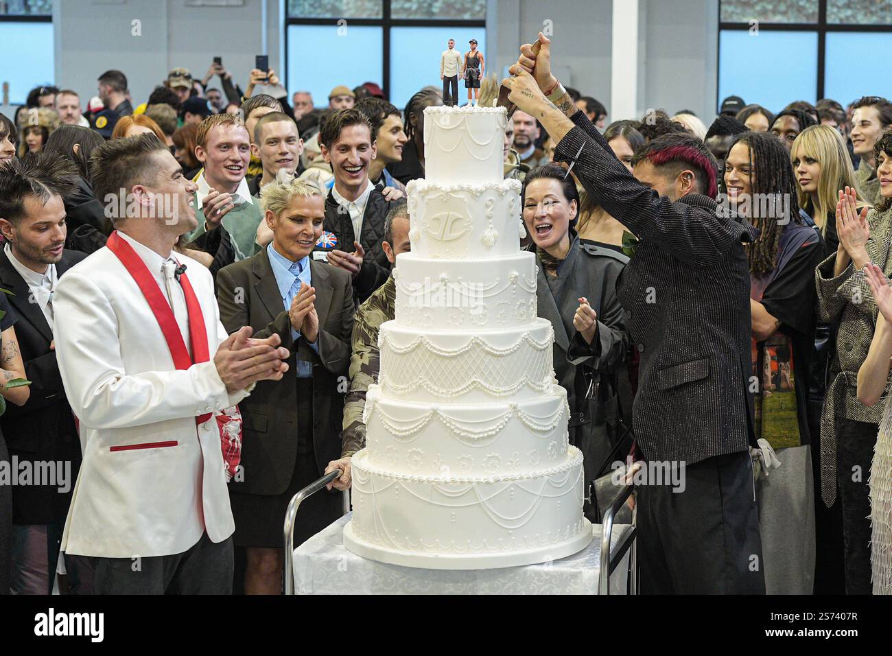 Milan, Italy. 18th Jan, 2025. Men's Fashion, Fall Winter 2025/26 ...