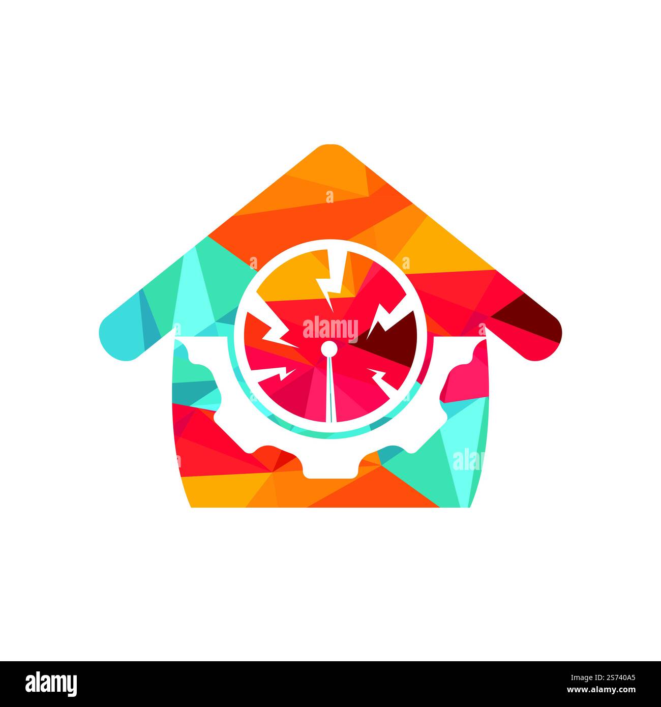 Gear tech vector logo design template Stock Vector Image & Art - Alamy