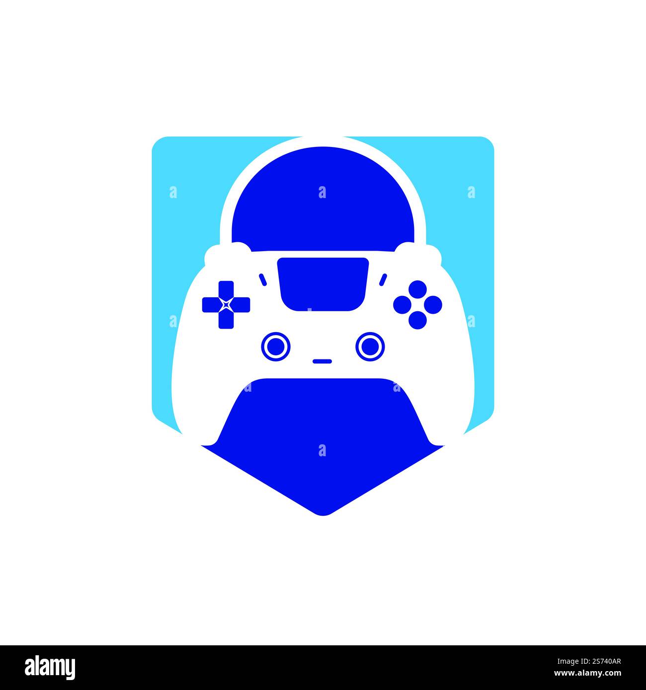 Game shop vector logo. design. Shopping bag combination joystick icon ...