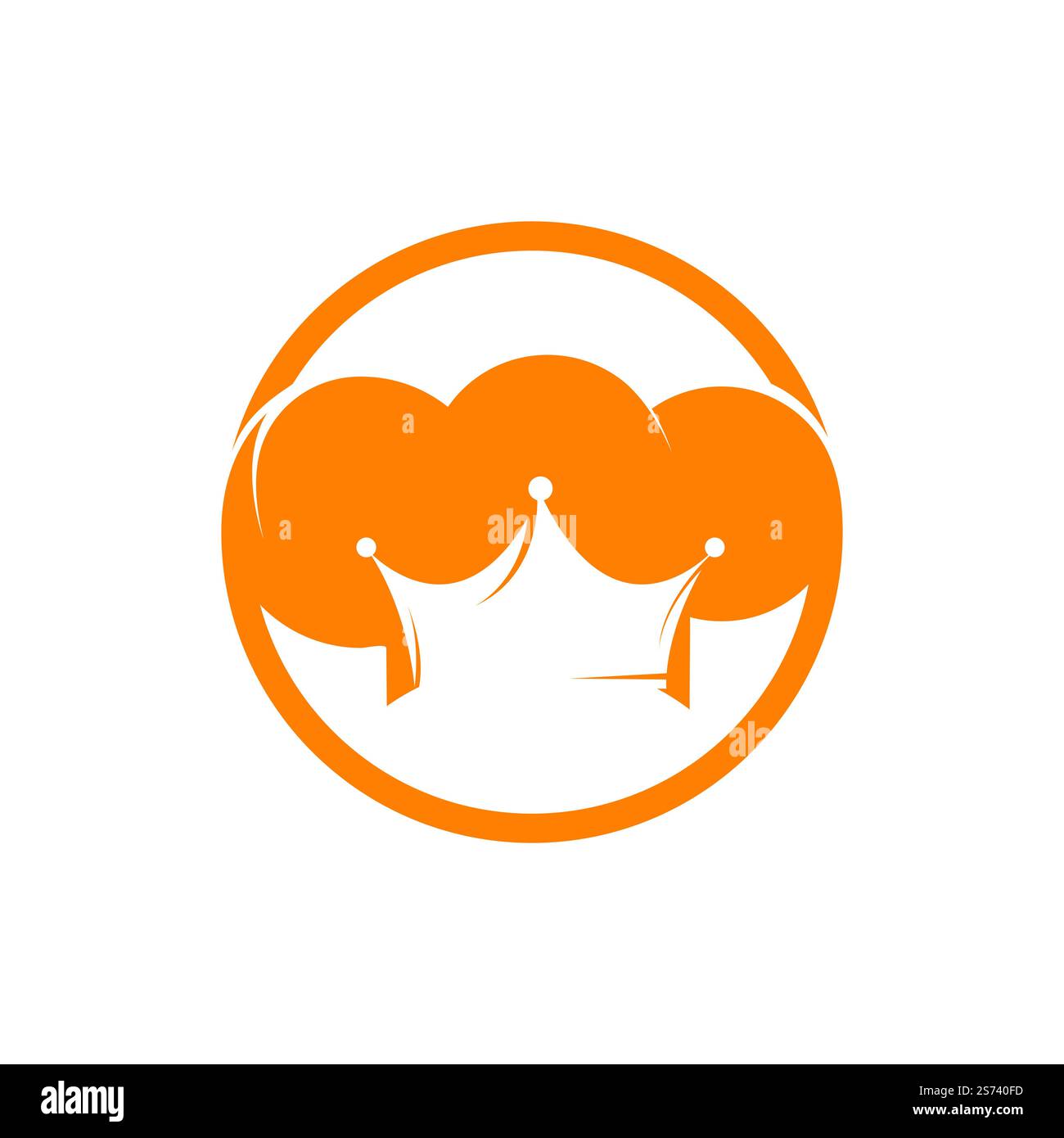 King chef vector logo design template. Chef hat and crown icon logo ...