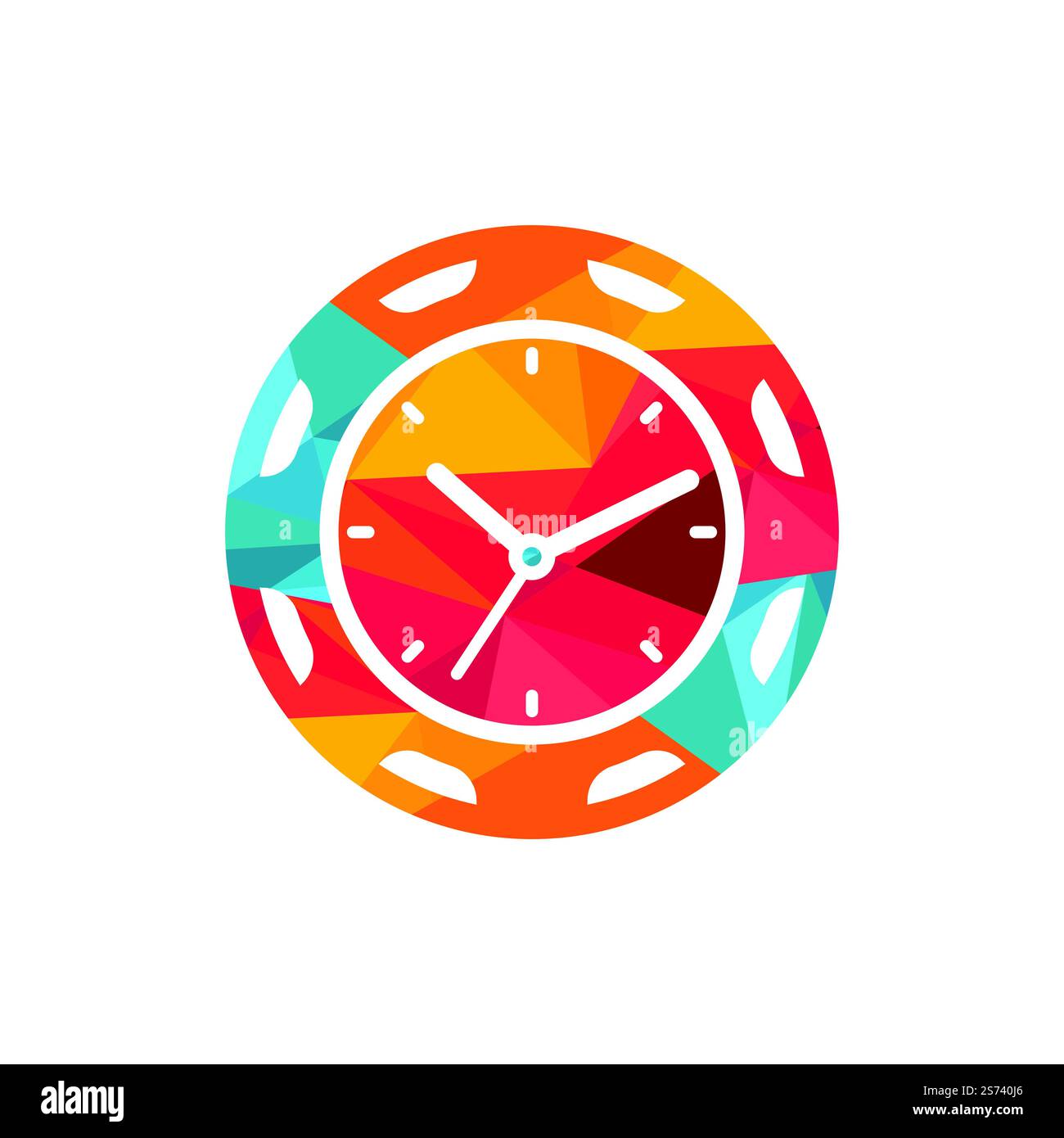 Service time vector logo design. Gear and analog clock icon vector design Stock Vector Image ...