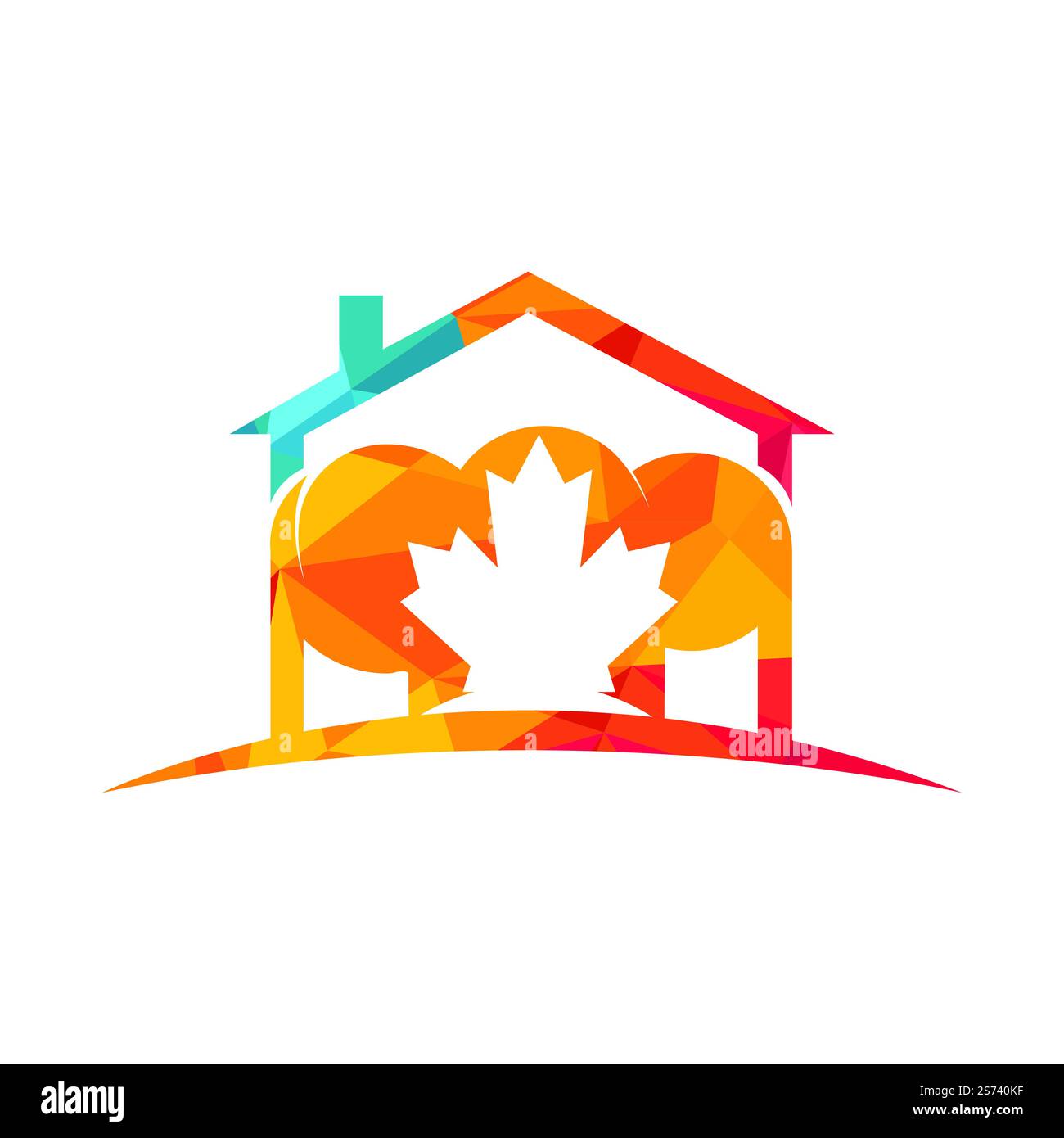 Canadian chef vector logo design template. Maple leaf with chef hat ...