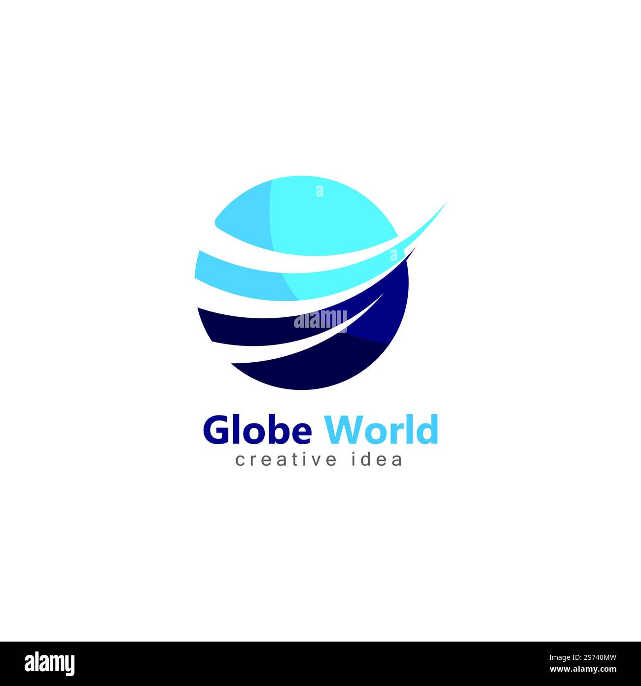 creative globe logo icon template Stock Vector Image & Art - Alamy