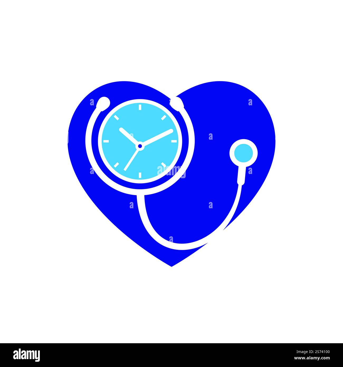 Medical time vector logo design template. Health and medical or ...