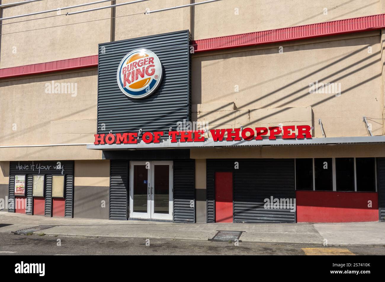 Burger King Franchise Restaurant In St Johns, Antigua And Barbuda ...