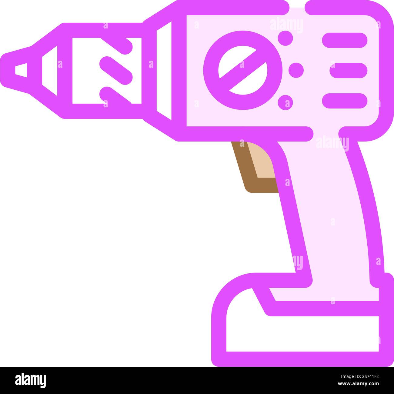 screwdriver construction color icon vector. screwdriver construction ...