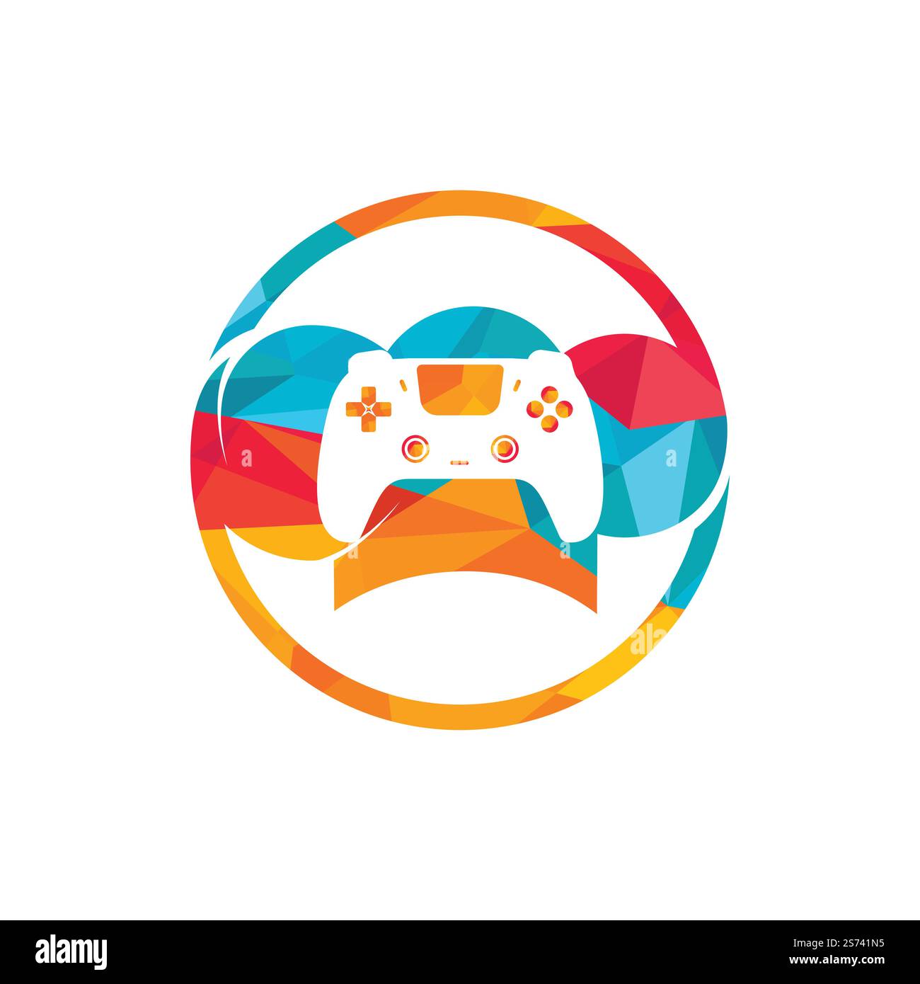 Gamer cafe vector logo design template. Chef hat with game console logo ...