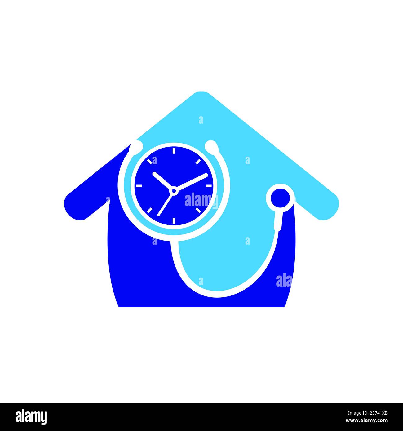 Medical time vector logo design template. Health and medical or ...