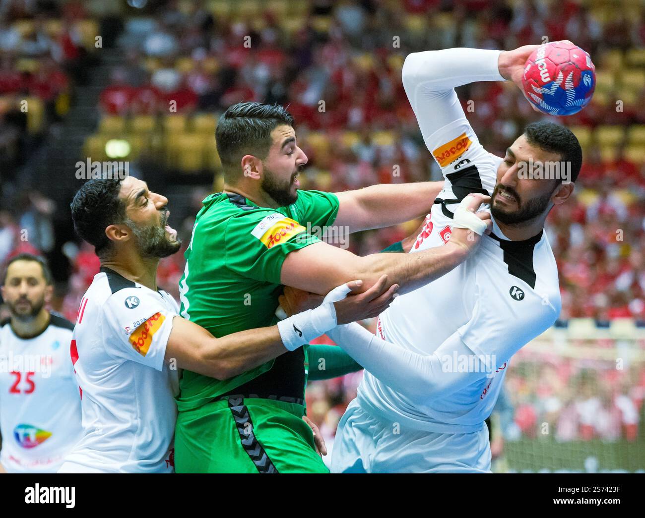 Herning, Denmark. 18th Jan, 2025. Handball: World Championship, Algeria ...