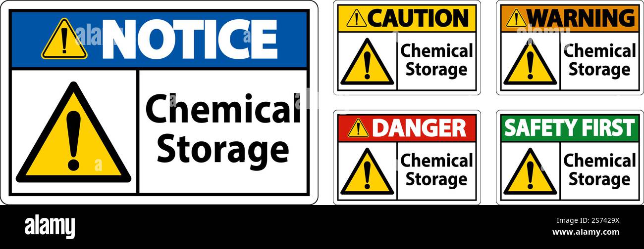 Chemical Storage Symbol Sign On White Background Stock Vector Image ...