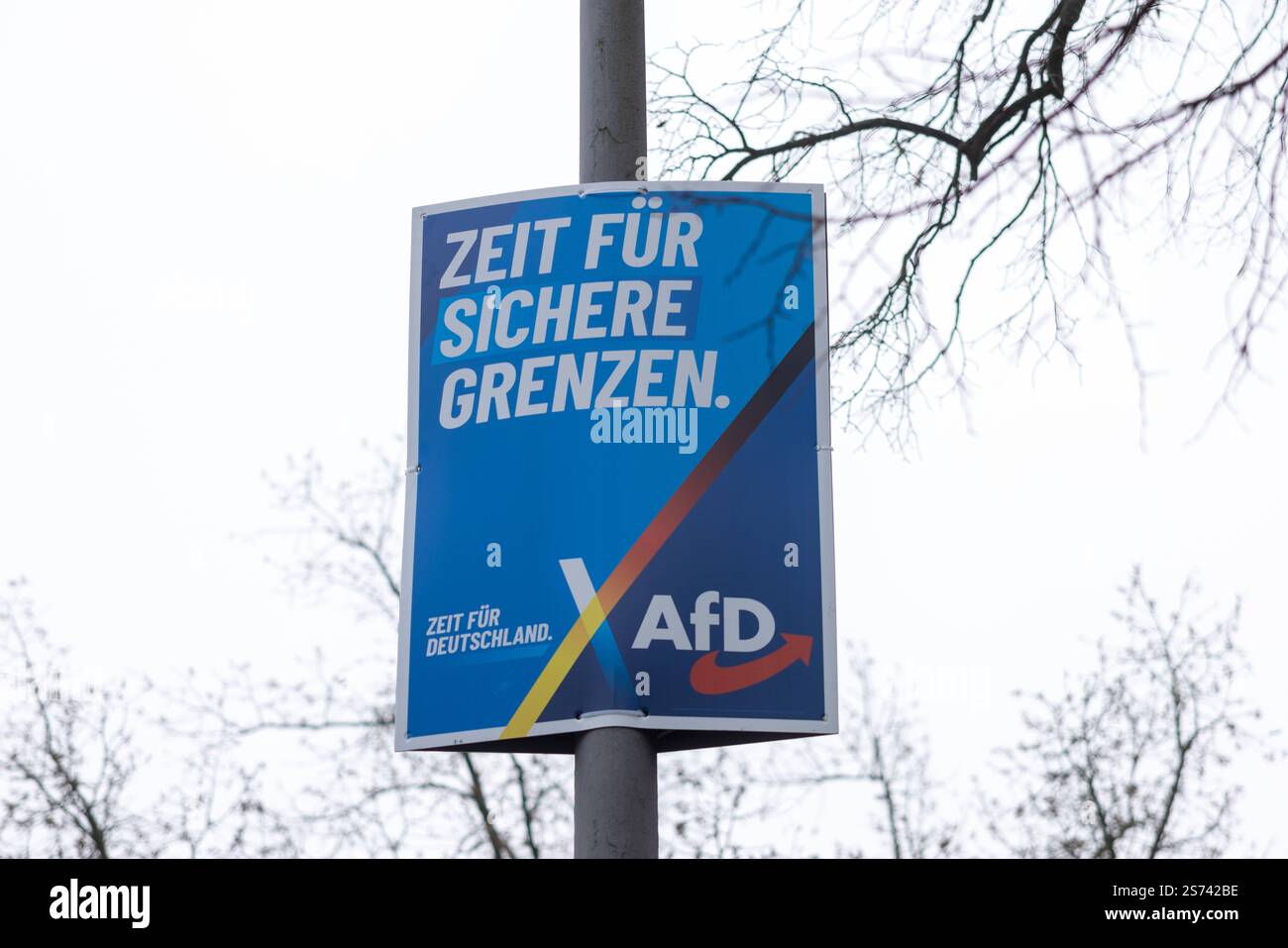 Wahlplakate in Berlin 2025 Berlin, Deutschland - 18. Januar 2025 ...