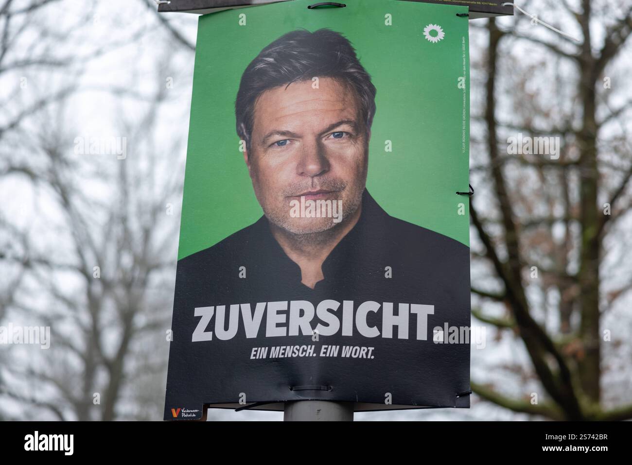 Wahlplakate in Berlin 2025 Berlin, Deutschland - 18. Januar 2025 ...