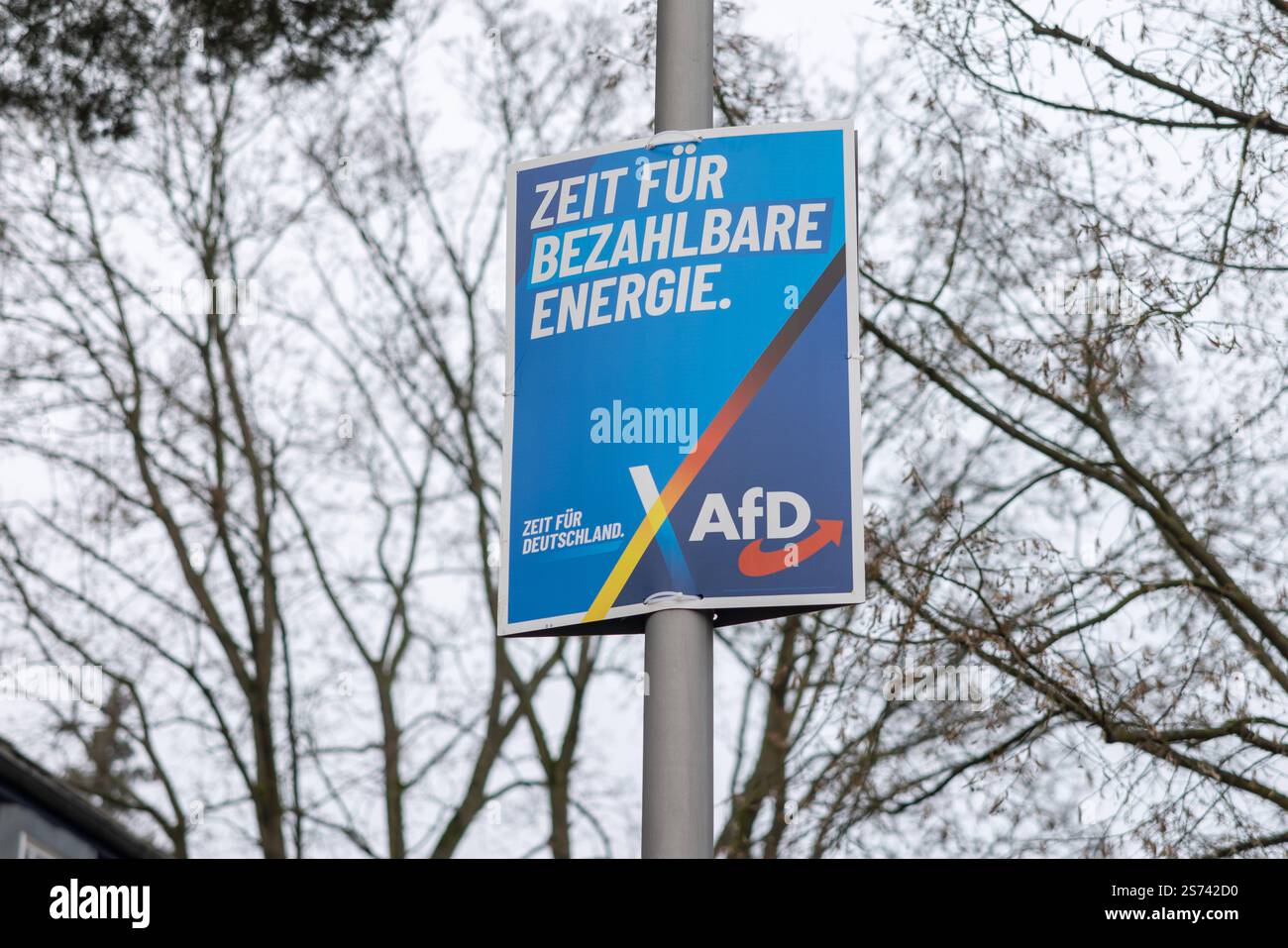 Wahlplakate in Berlin 2025 Berlin, Deutschland - 18. Januar 2025 ...