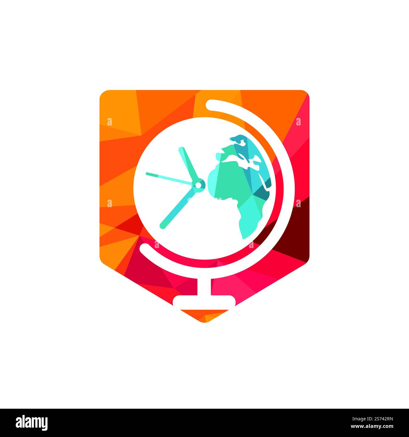Time world vector logo design template. Time planet symbol or icon Stock Vector Image & Art - Alamy