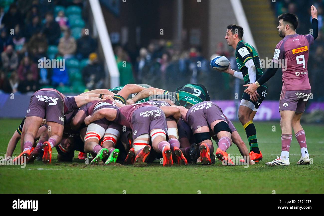 Northampton, UK. 18th Jan, 2025. During the match between Northampton ...
