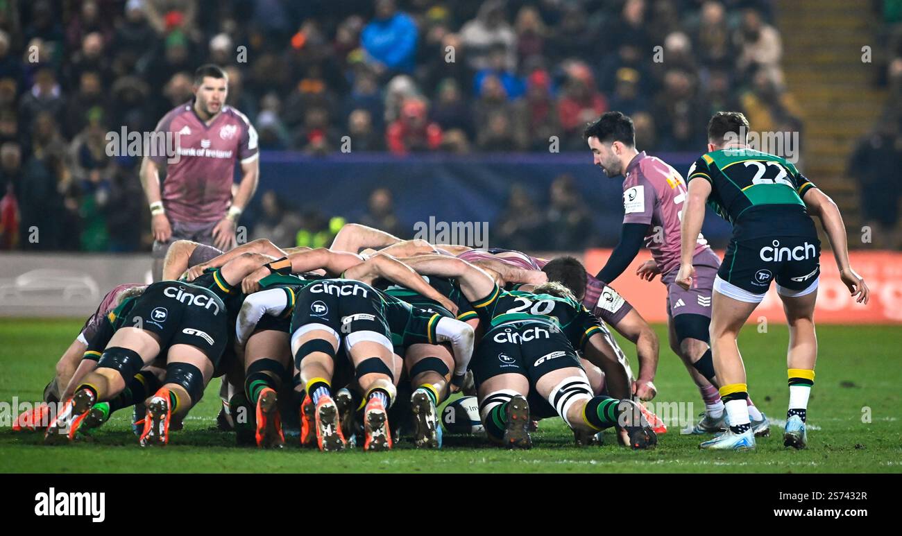 Northampton, UK. 18th Jan, 2025. During the match between Northampton ...