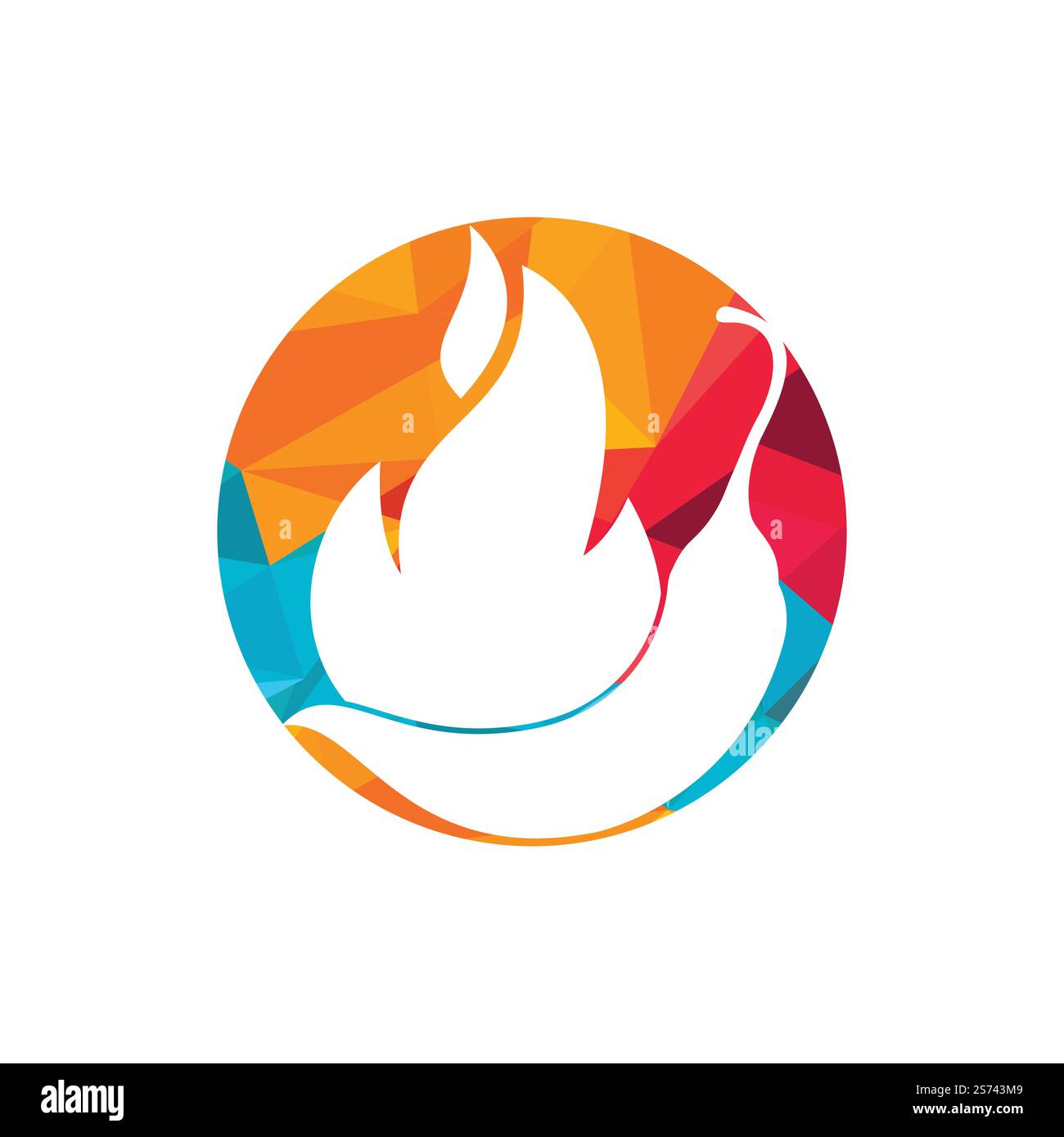 Hot Chili vector logo design concept. Fire Chili logo symbol, Spice ...