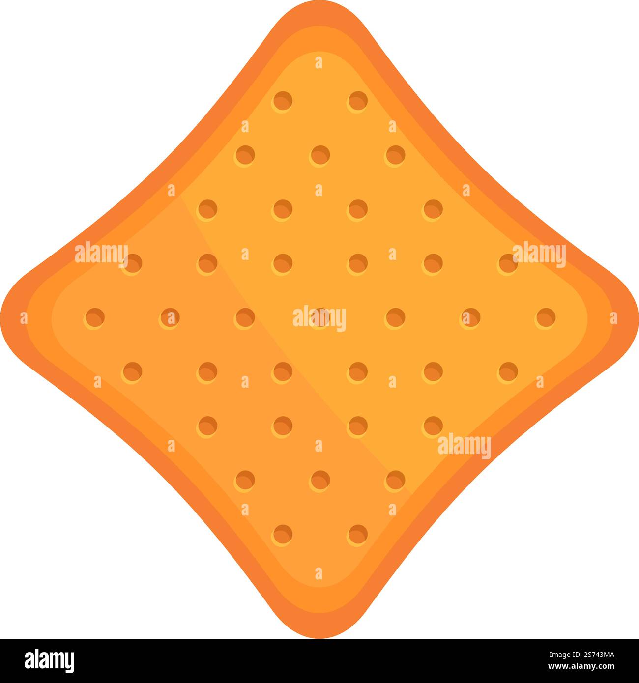 Star cracker icon cartoon vector. Cookie food. Cake snack. Star cracker ...