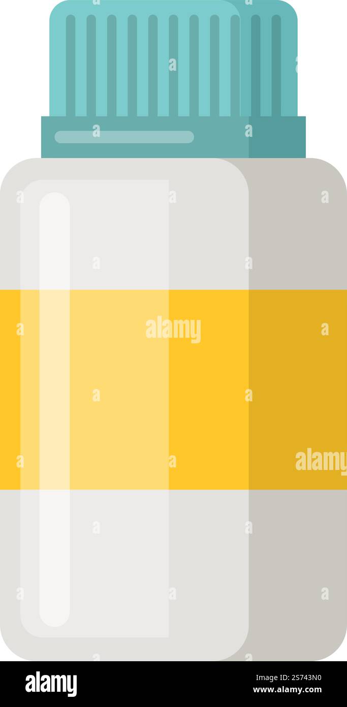 Empty pill jar isolated Stock Vector Images - Alamy