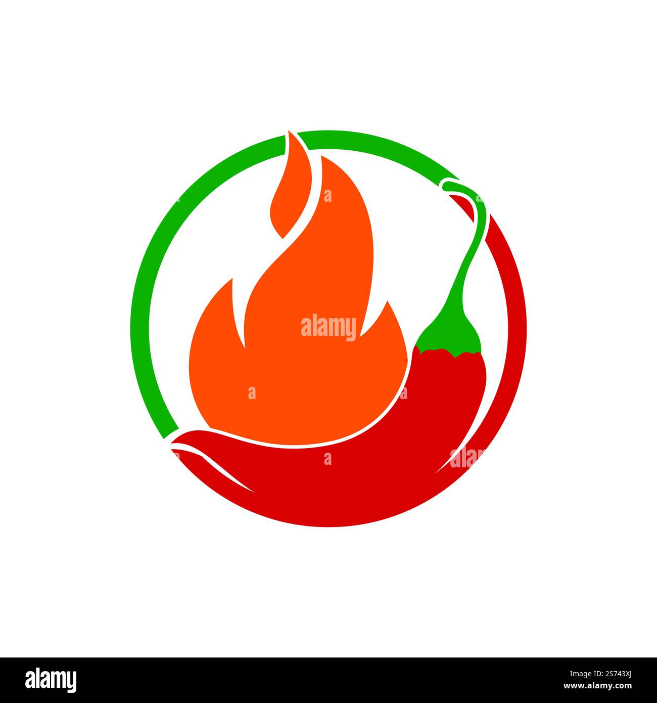 Hot Chili vector logo design concept. Fire Chili logo symbol, Spice ...