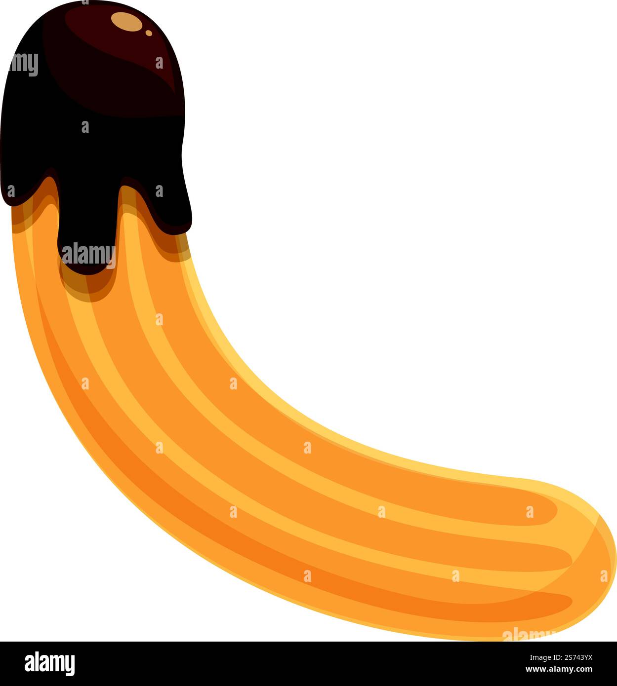 Delicious churro icon cartoon vector. Spanish food. Cake spain ...