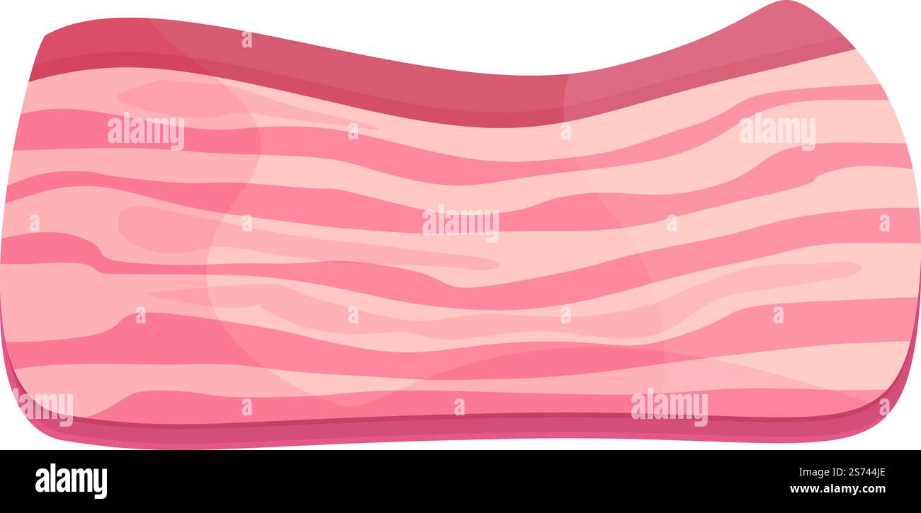 Lard icon cartoon vector. Pork meat. Raw beef. Lard icon cartoon vector ...