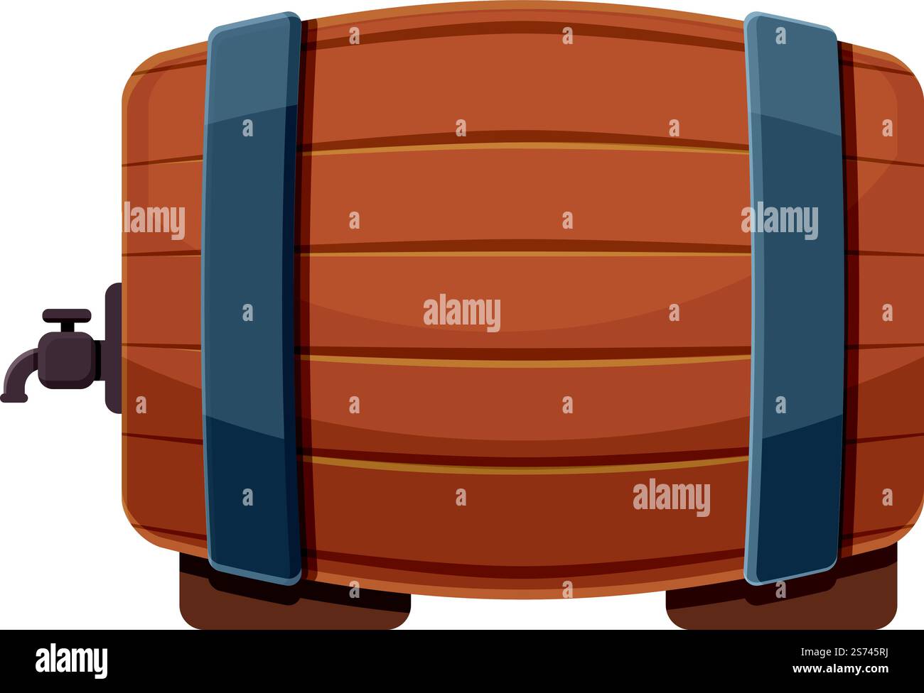 Wine barrel tap icon cartoon vector. Cellar alcohol. Drink bottle. Wine ...