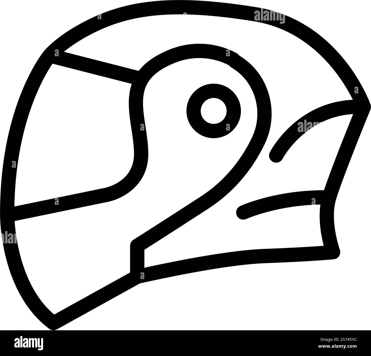 modular helmet motorcycle line icon vector. modular helmet motorcycle ...