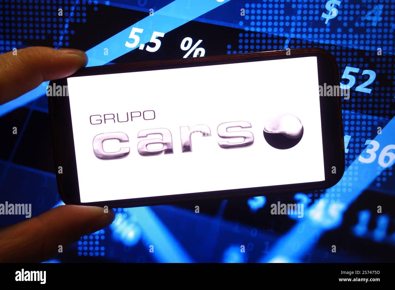 Poland. 18th Jan, 2025. In this photo illustration, the Grupo Carso ...