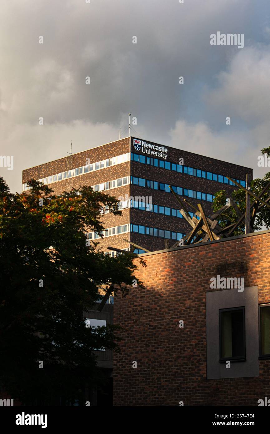 A stunning view of Newcastle University's iconic School of Sciences ...