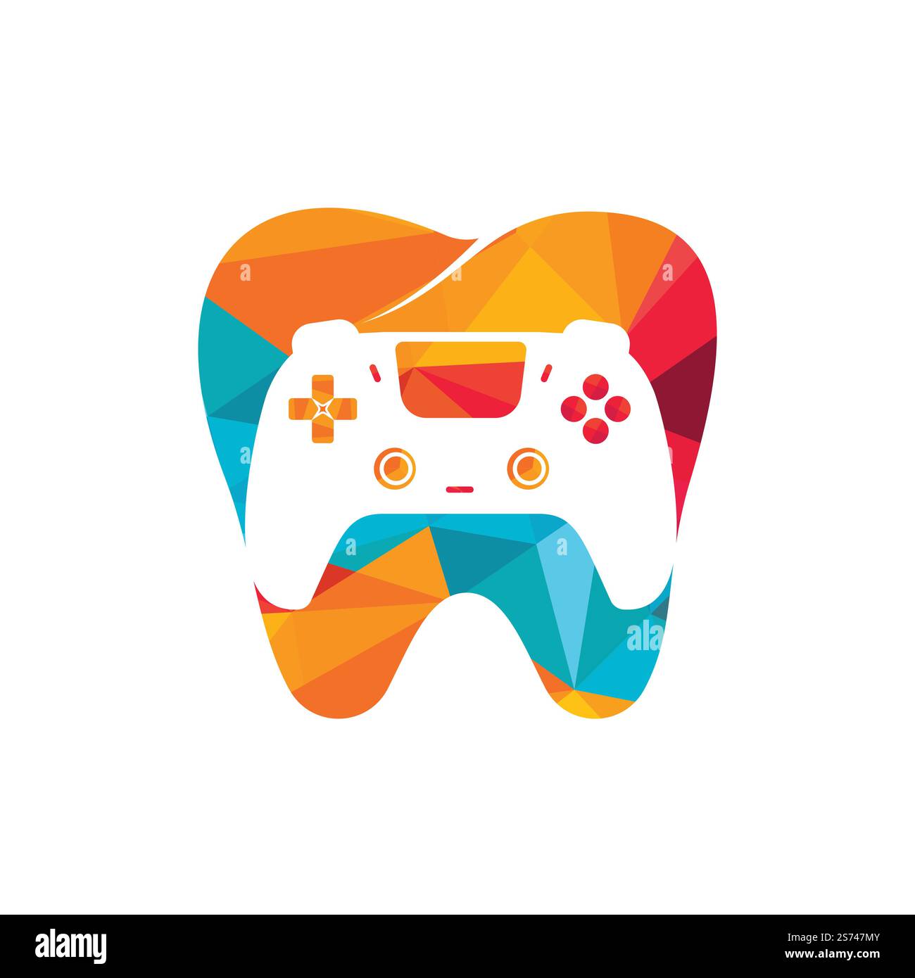 Dental Game Logo Icon Design. Tooth And Console vector logo design ...