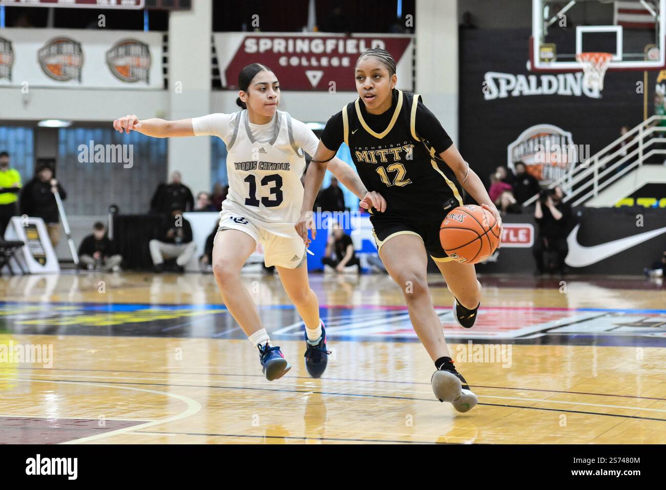 SPRINGFIELD, MA - JANUARY 18: Tiera McCarthy of Archbishop Mitty (12 ...