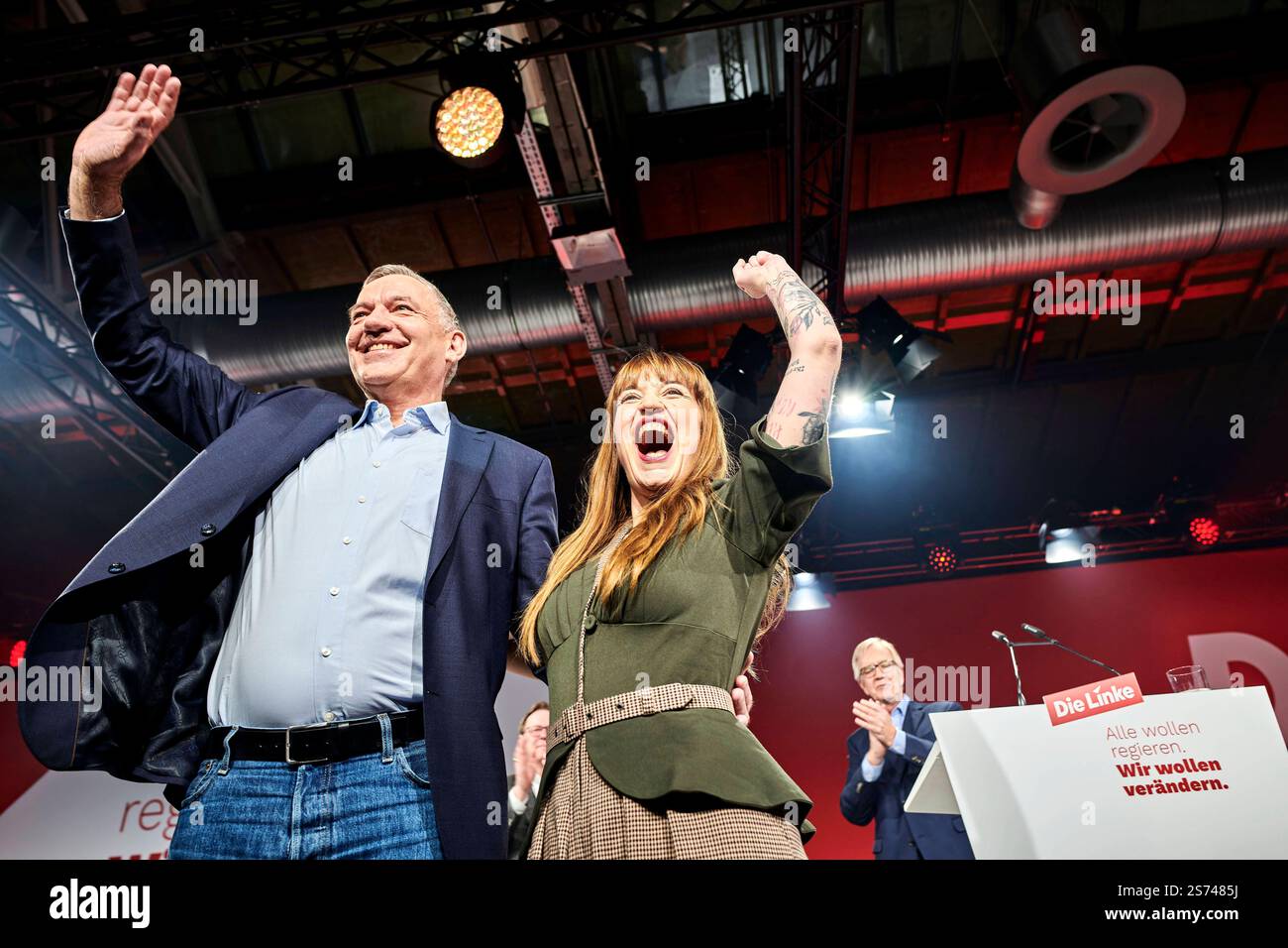 Sonderparteitag Die Linke: Jan van Aken Heidi Reichinnek EUR ...