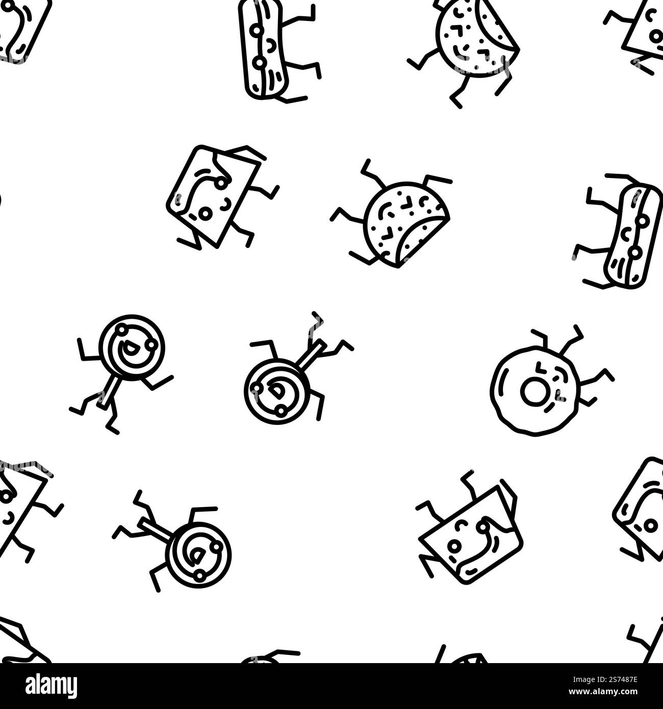 Cute dessert Black and White Stock Photos & Images - Alamy