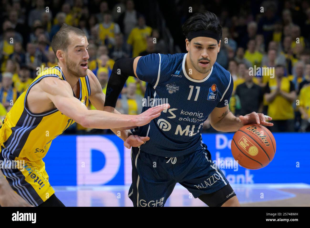 Berlin, Deutschland. 18th Jan, 2025. GER, Berlin, Basketball, Alba ...