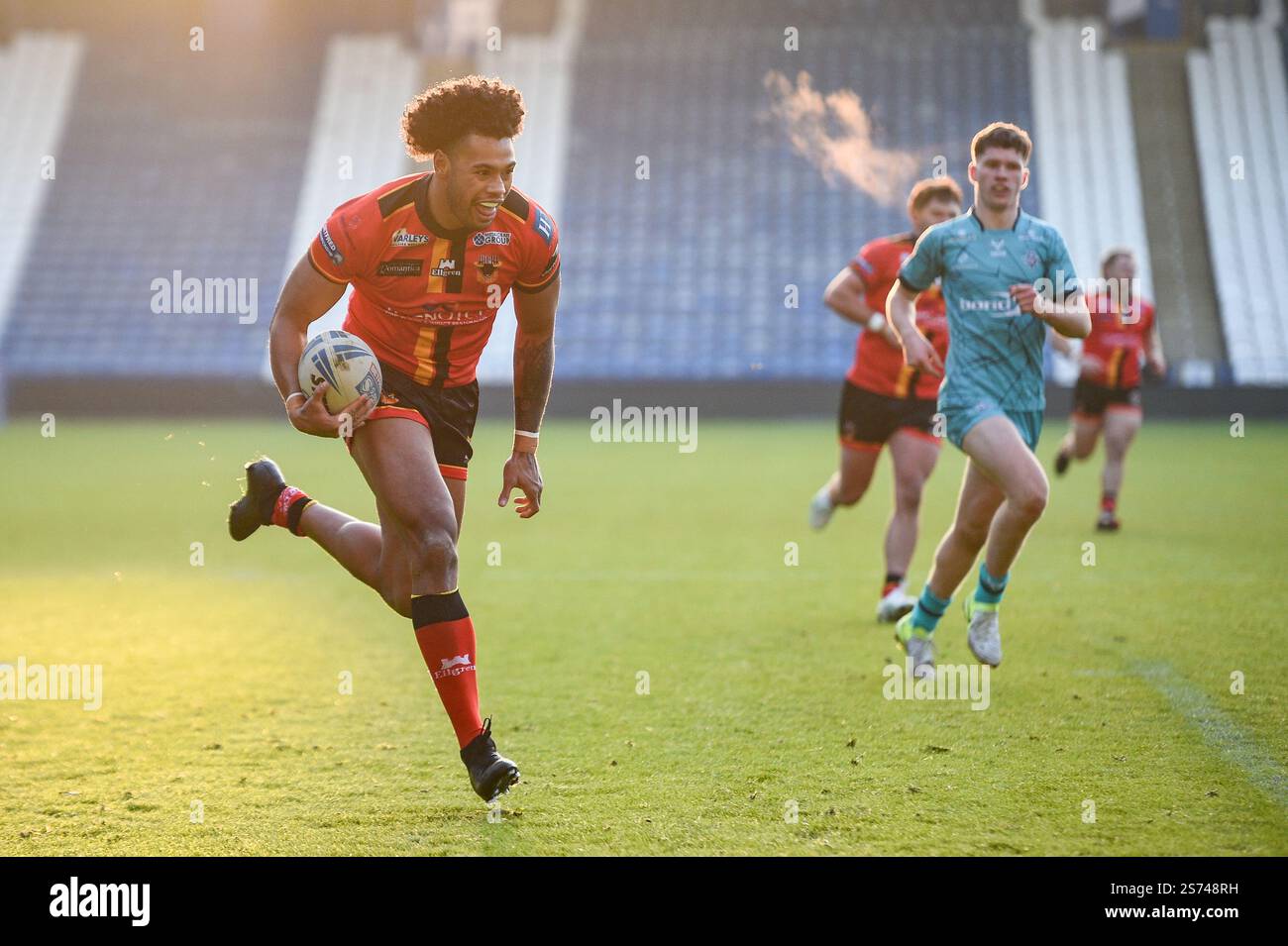 Huddersfield, England - 18h January 2024 - Waqa Blake of Bradford Bulls ...