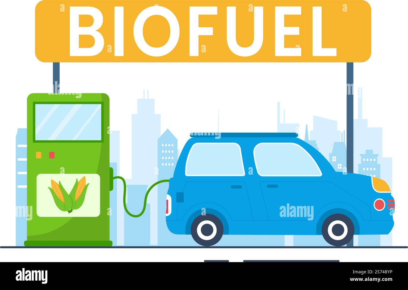Biofuel Life Cycle of Natural Materials and Plants with Green Barrels ...