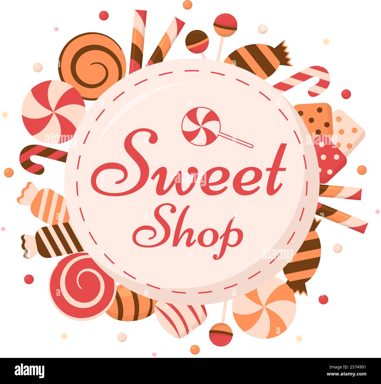 Sweet Shop Selling Various Bakery Products, Cupcake, Cake, Pastry or ...