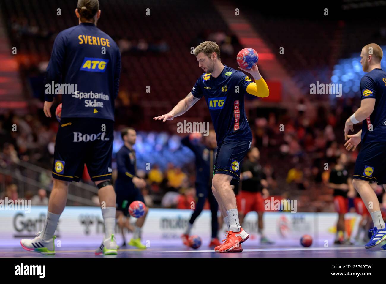 Oslo, Norway. 18th Jan 2025. Niclas Ekberg of, Sweden. , . ahead of the ...
