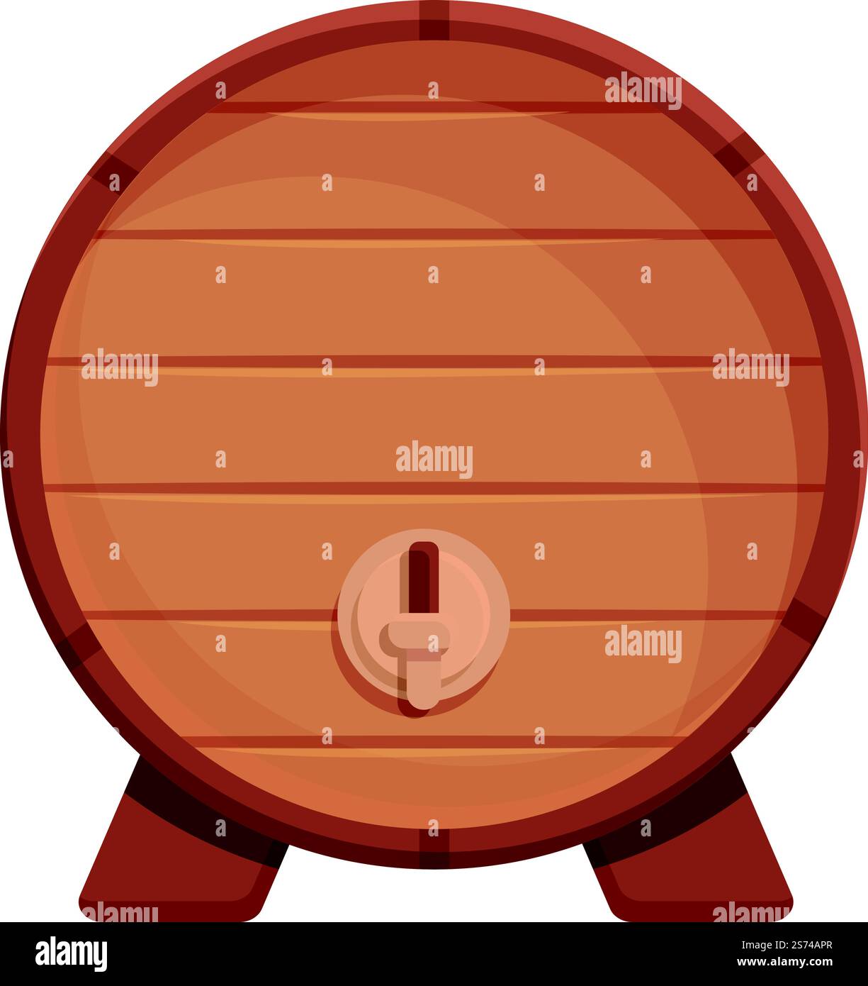 Wood barrel icon cartoon vector. Wine cellar. Drink bottle. Wood barrel ...