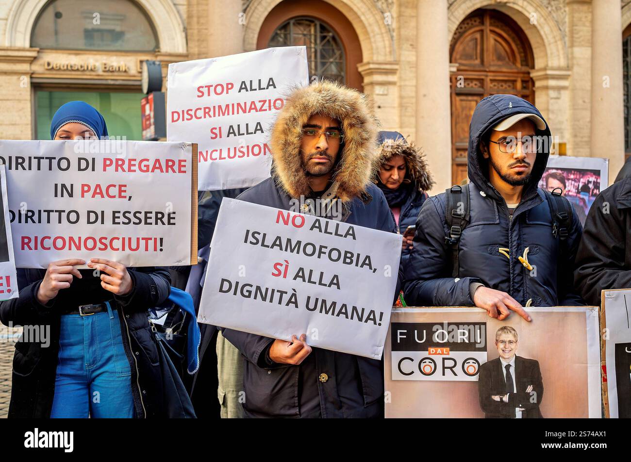 Demonstration against the discrimination and Islamophobia ROME, ITALY ...
